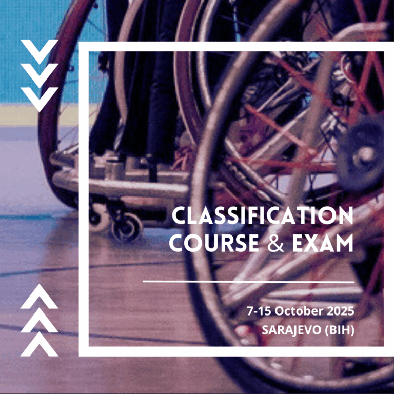 Classification Course and Exam 2025 – IWBF Europe